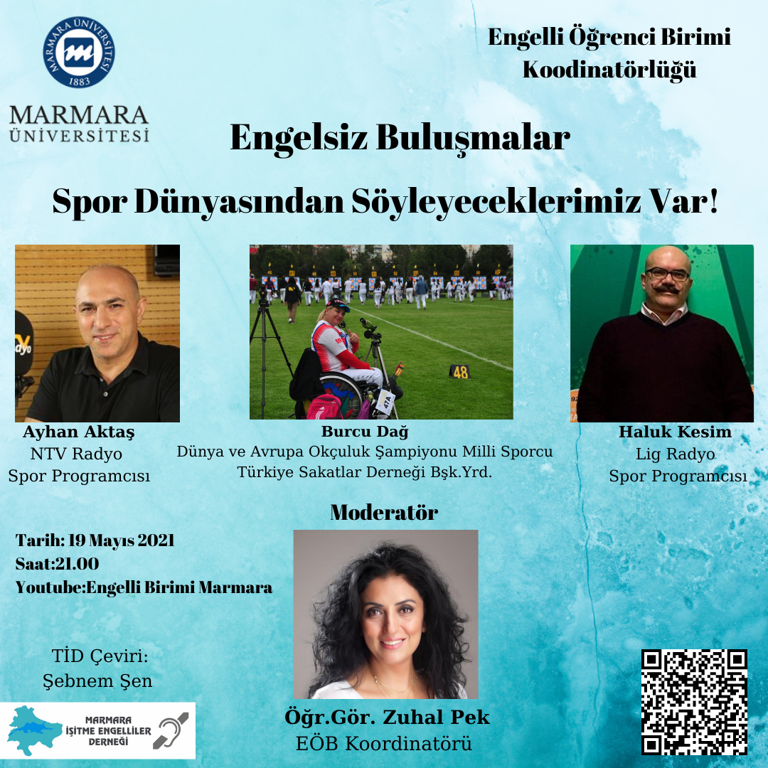Spor Dünyasından Söyleyeceklerimiz Var! | Engelli Öğrenci Birim Koordinatörlüğü | Marmara ...